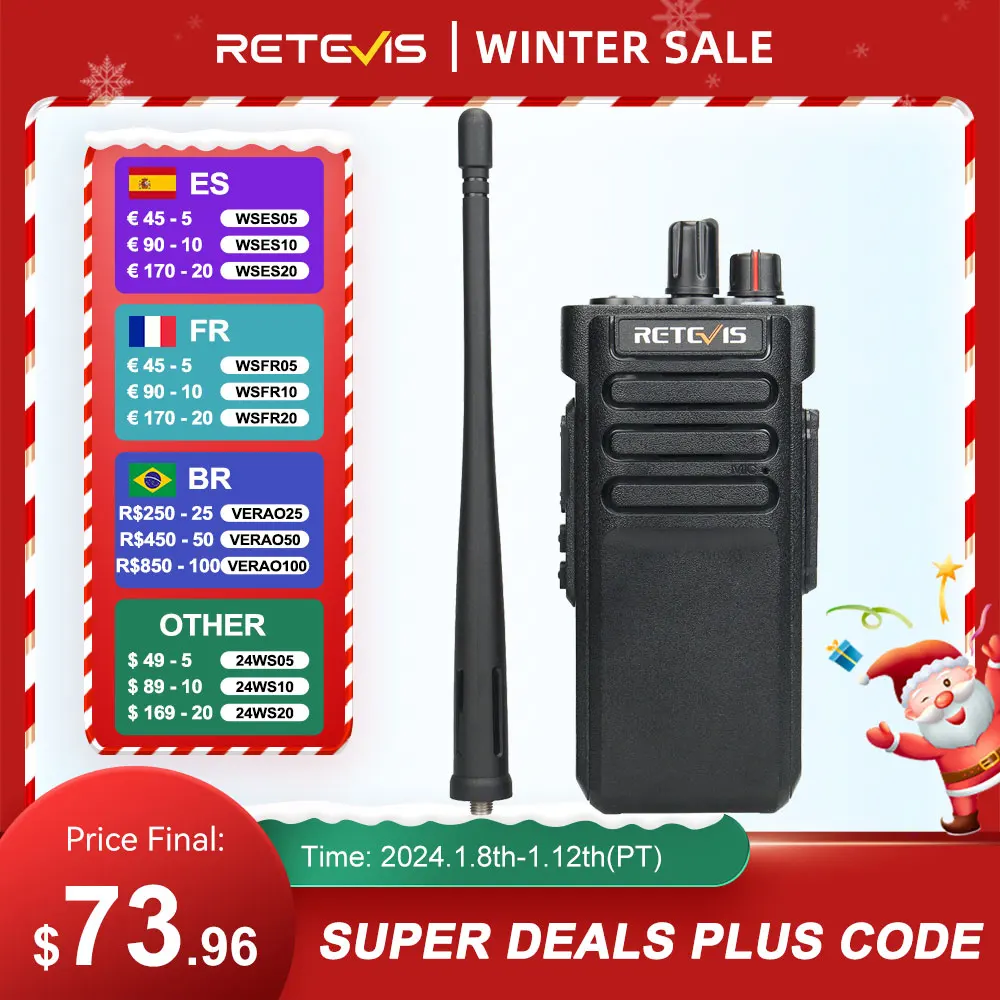 10W-Retevis-RT29D-DMR-Walkie-Talkie-Bluetooth-Long-Range-Powerful ...