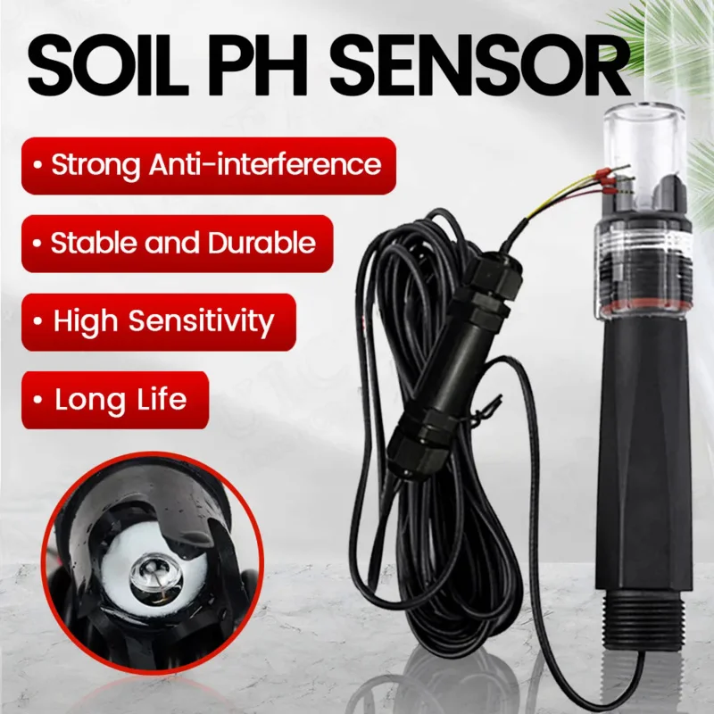 Soil-PH-Sensor-Probe-Module-5M-Length-0-14PH-0-01PH-IP65-Modbus-Soil ...