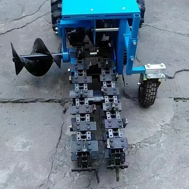 -Multi Hydraulic Portable Hand Trencher Ditch, Mini Chain Handheld ...