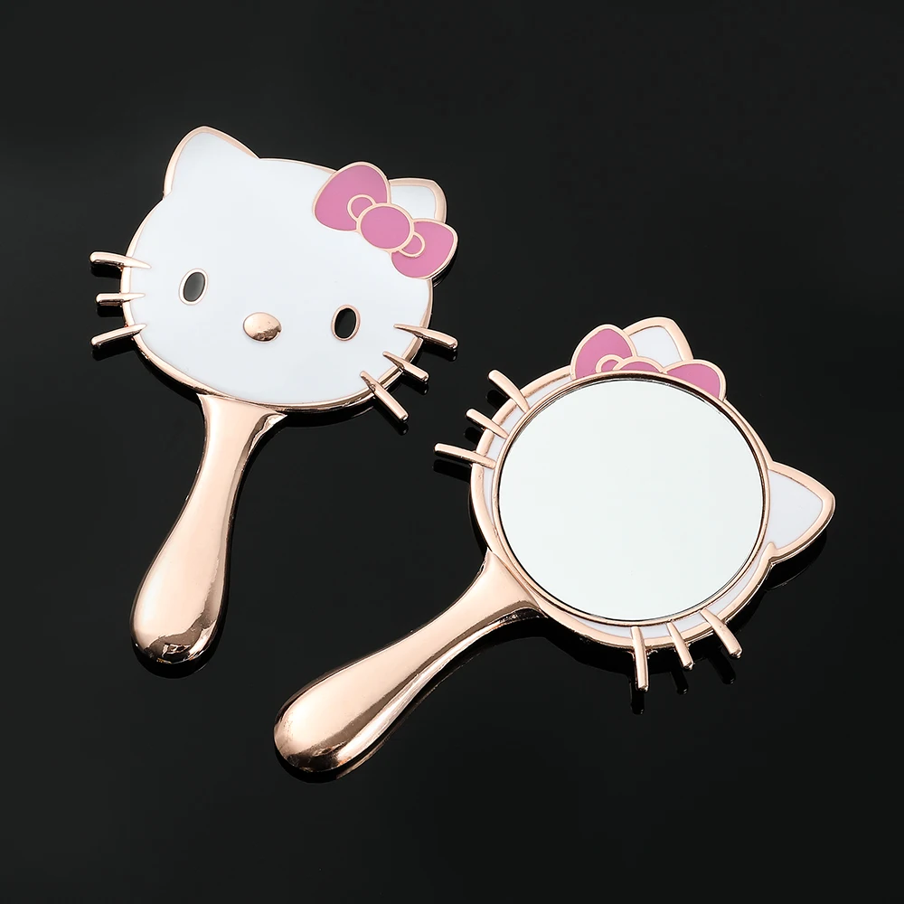 SANRIO Hello Kitty Handheld Makeup Mirror With Handle Hand Portable ...