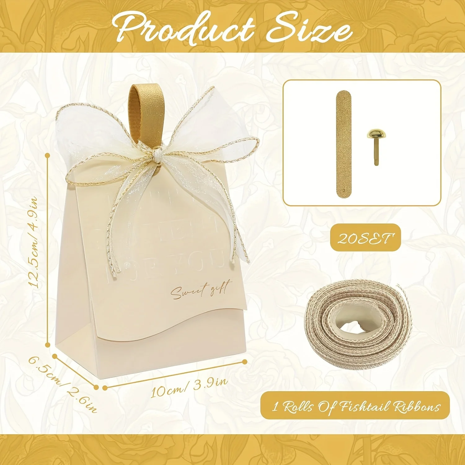 50, Sweet Box With Handle And Strap, Party Gift Candy Decoration ...