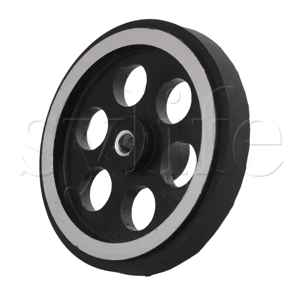 20x0-5cm-Aluminum-Rubber-Rotary-Encoder-Wheel-for-Measuring-Black ...
