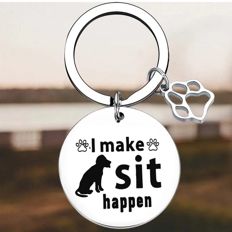 New-Dog-Trainer-Gift-Key-Chain-Ring-Dog-Training-Gift-keychains-pendant ...