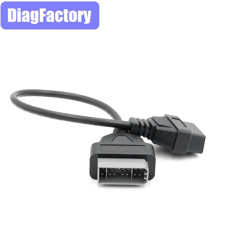 Cable-macho-de-14-pines-a-OBD-OBD2-OBDII-DLC-conector-hembra-de-16 ...