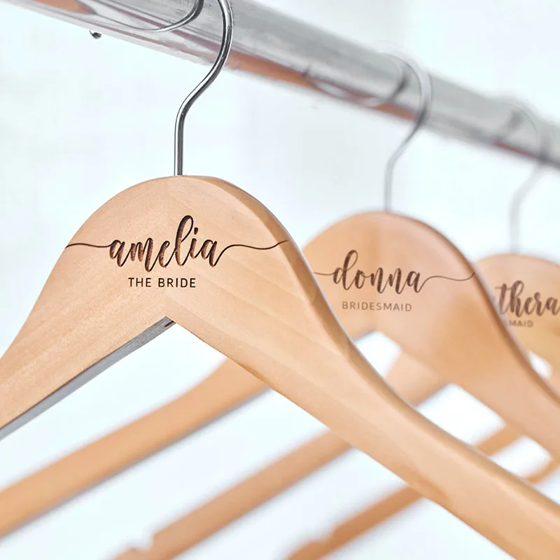Personalized Wooden Hangers
