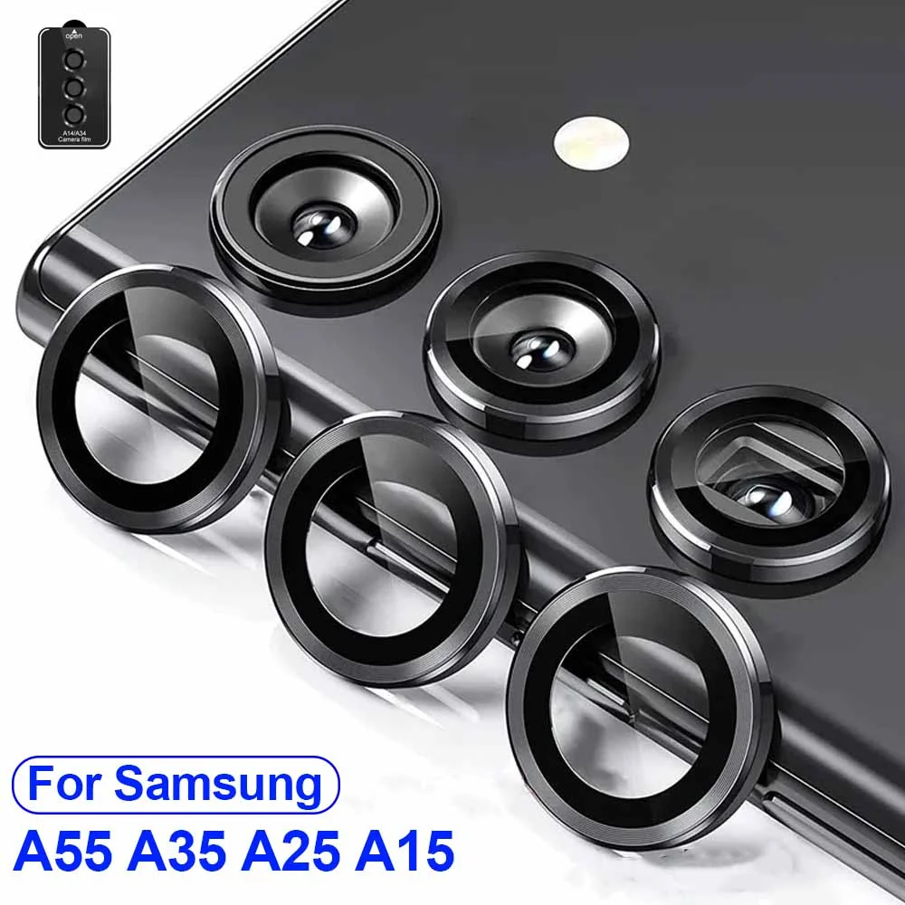 Metal-Camera-Ring-Protector-For-Samsung-Galaxy-A55-A35-Back-Camera-Lens ...