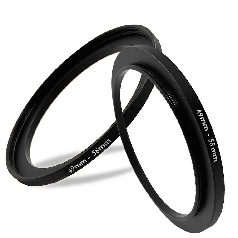 49mm-58mm-Step-Up-Ring-Lens-Filter-Adapter-Ring-49-To-58-49-58mm ...