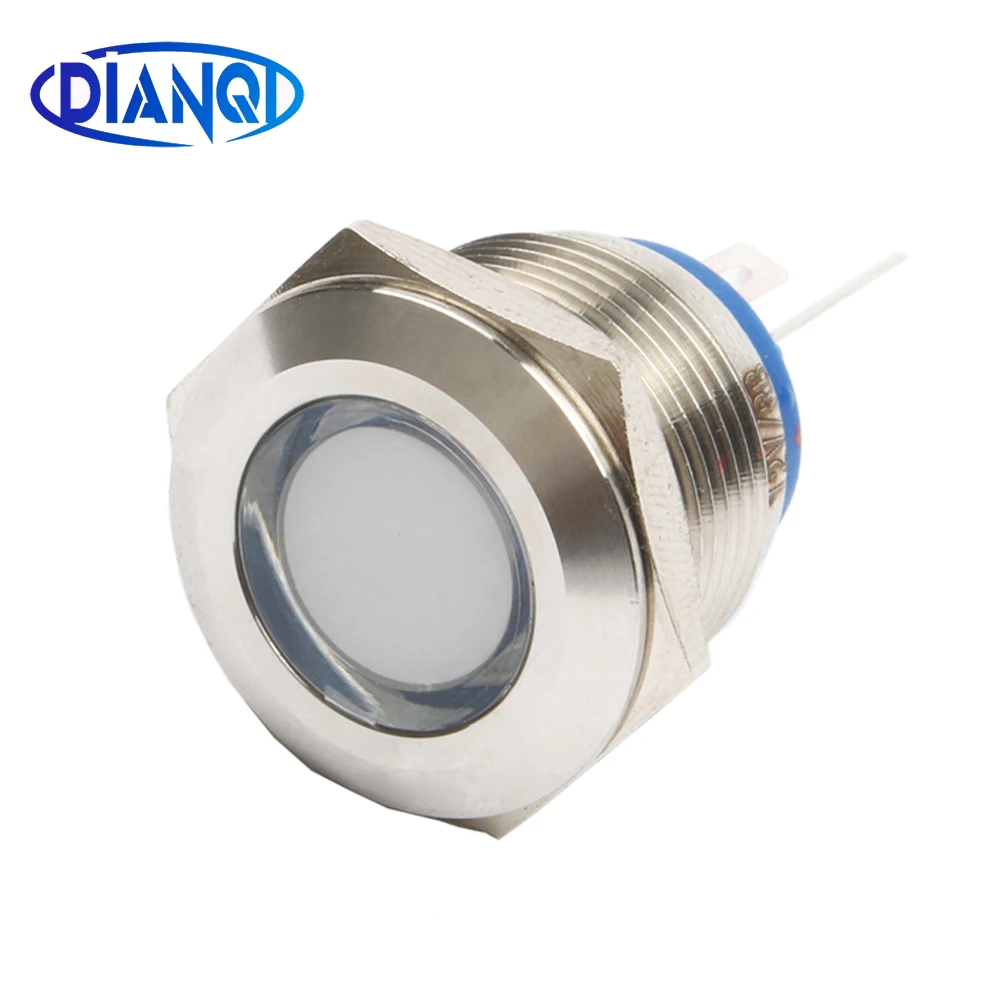 19mm-Two-color-LED-Common-cathode-Common-anode-Metal-Indicator-light ...