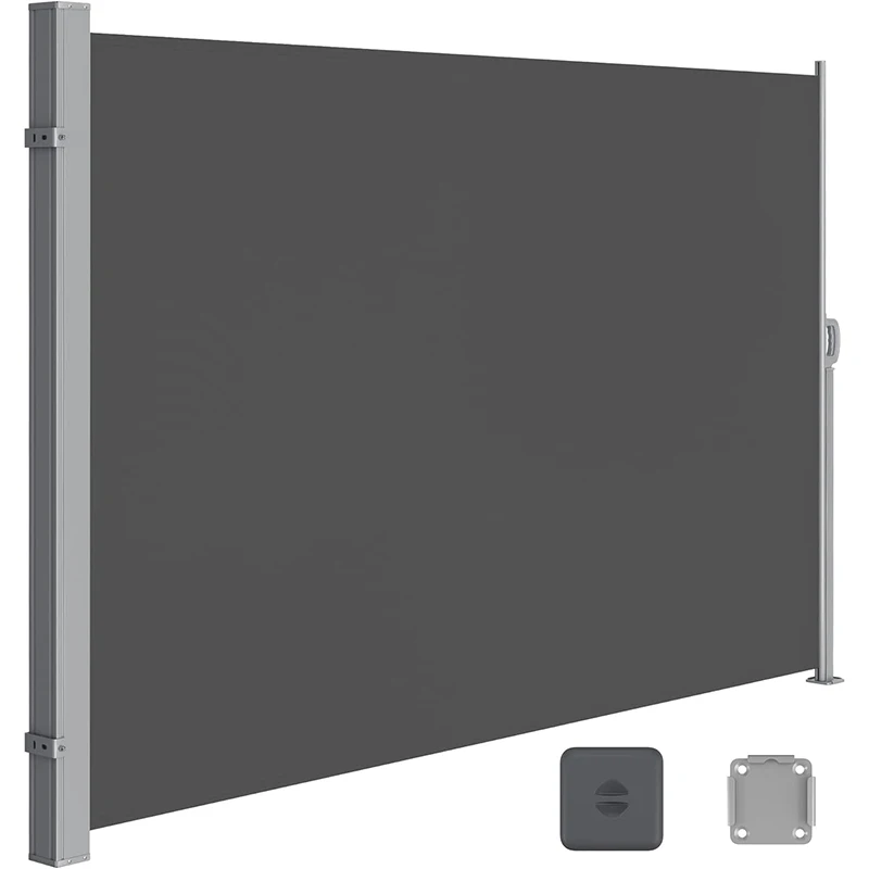 Outdoor Folding Privacy Screen UV Blocking Sun Shade for Garden Patio ...