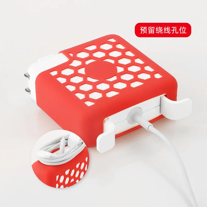 Ultra Thin Silicone Charger Protective Case Cover for MacBook Air Pro ...