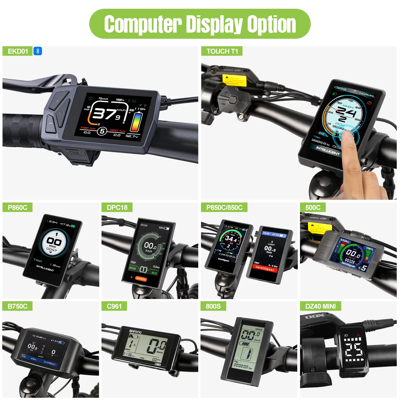 Elektrische Fiets Tft Display DPC18 850C 500C SW102 C961 DPC181 ...