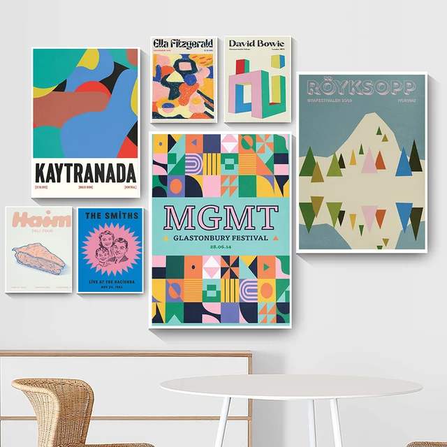 Minimalist Band Posters