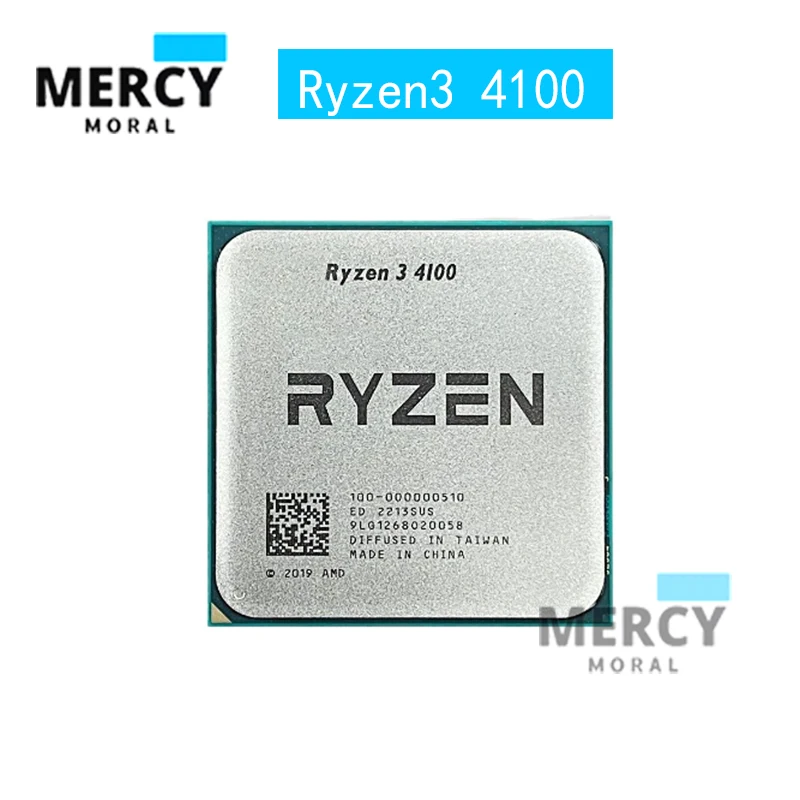 Amd ryzen 3 4100 para processador cpu novo r3 4100 3.8ghz 4 núcleo 8 ...