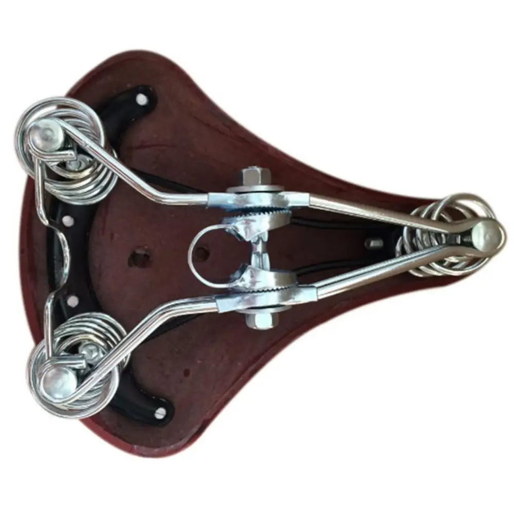 Vintage-saddle-genuine-leather-old-style-bicycle-spring-saddle-genuine ...
