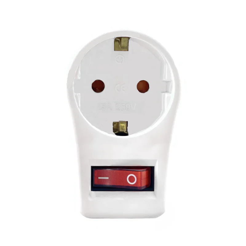 EU-Extension-Socket-With-Switch-ON-OFF-Electrical-Plug-European ...