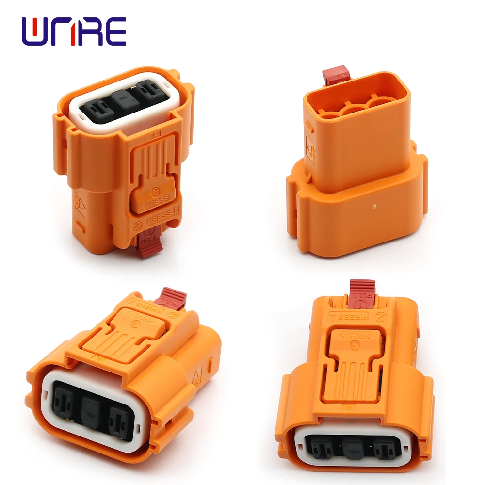 2-Cores-Plastic-Shell-High-Voltage-Connectors-Plug-Socket-New-Energy ...