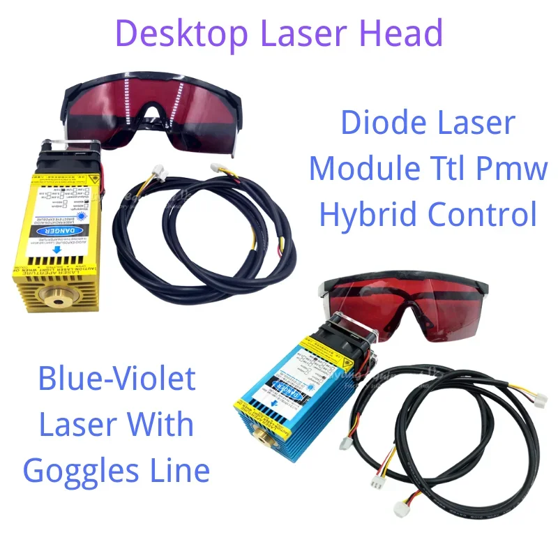 Desktop Laser Head 0.5w/2.5w/3.5w/5.5w/7w/10w/15w Diode Laser Module ...