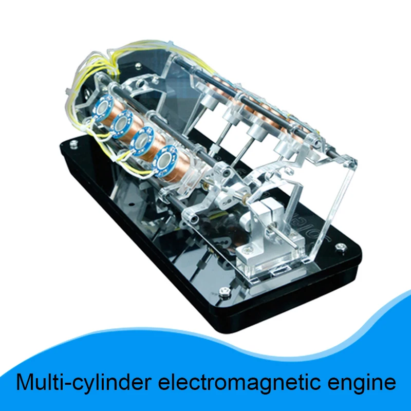 V Shaped Electromagnetic Engine Can Start 4 Cylinder 8 Cylinder 12 ...
