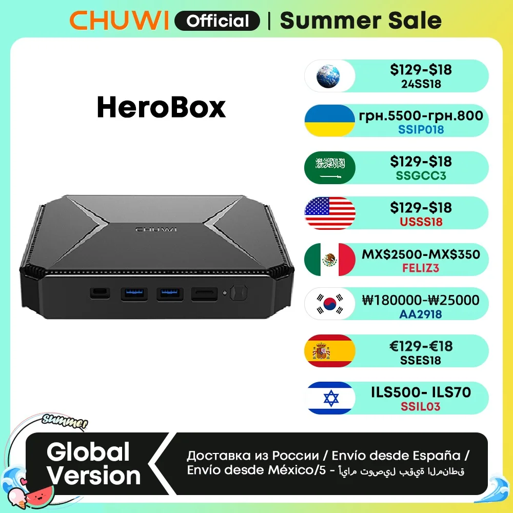 CHUWI-HeroBox-Intel-Celeron-N100-Mini-PC-Up-To-2-7GHz-Mini-PCs-8GB-RAM ...