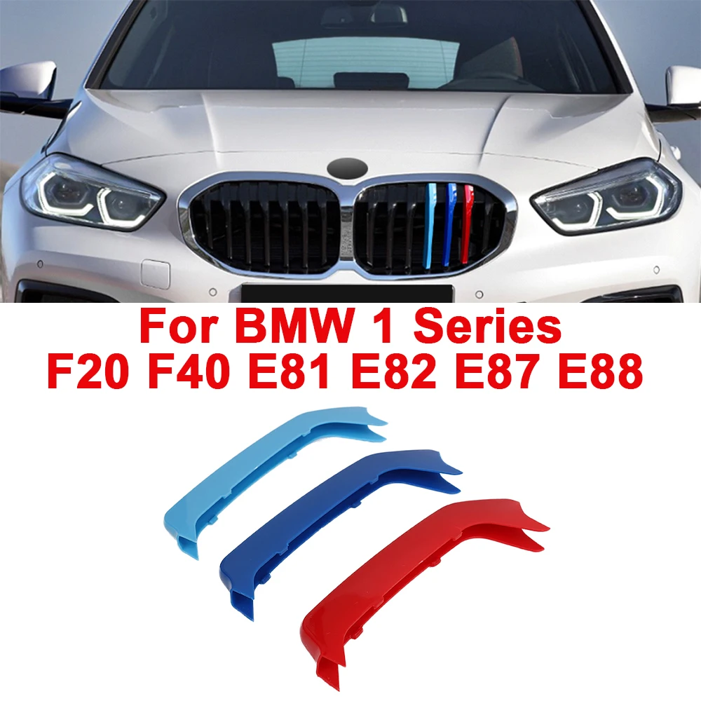 Front Grille Trim Strips For BMW 1 Series F40 2020-2023 E81 E82 E87 E88 ...
