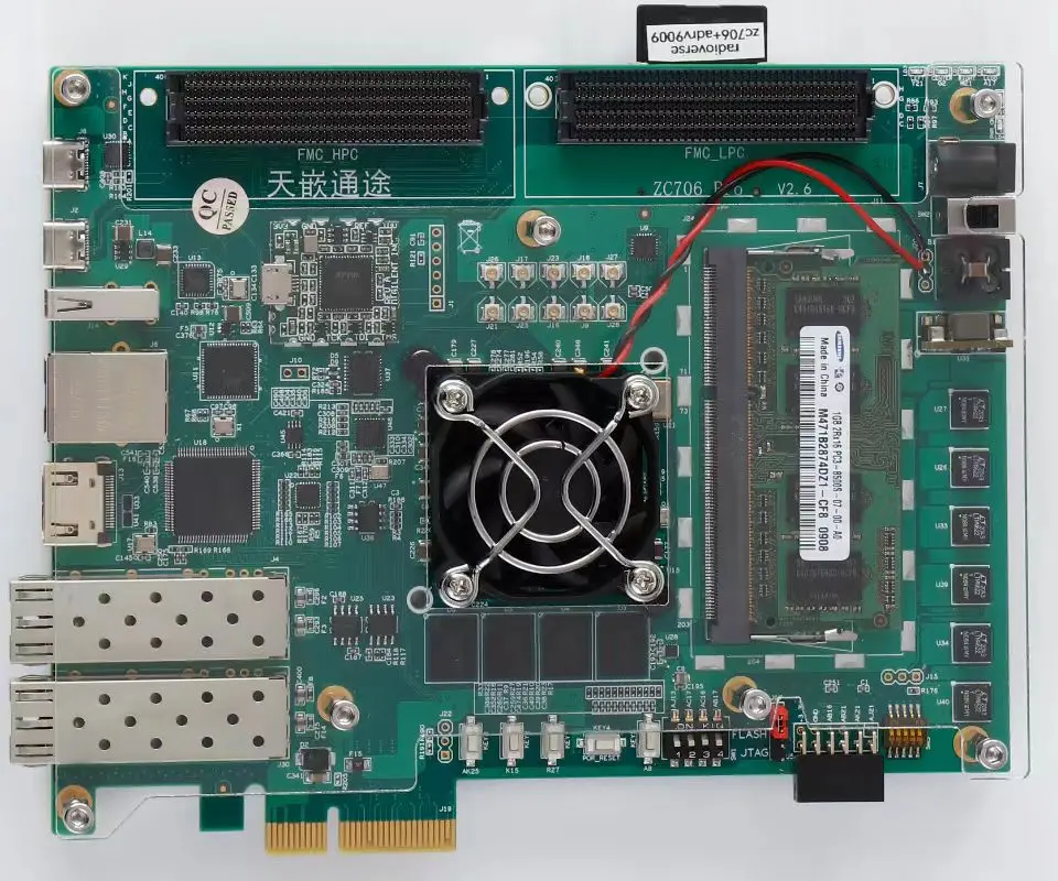 ZC706 fully compatible software radio baseband board ZYNQ development ...