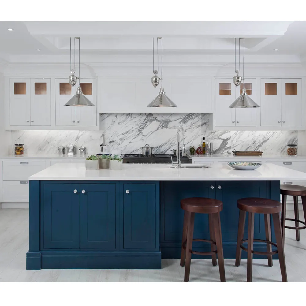 European-Style-Luxury-Wooden-Shaker-Style-Doors-Kitchen-Cabinets-and ...