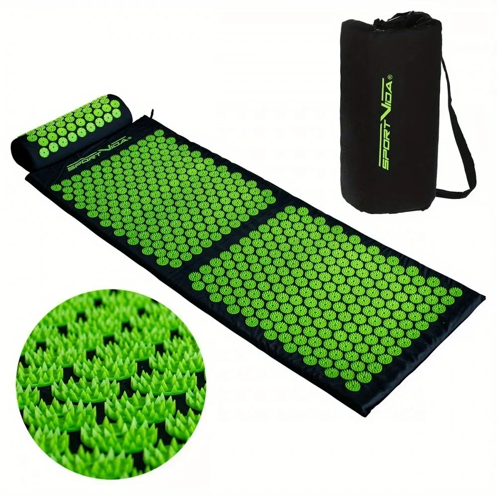 Lotus Flower Sponge Acupressure Mat Set for Yoga Acupoint Massage ...