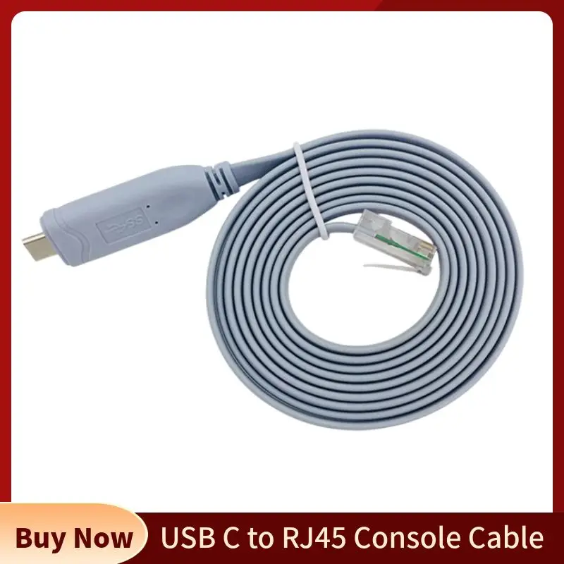 FIDI USB C to RJ45 Console Cable RS232 Serial Adapter for Router RJ 45 ...