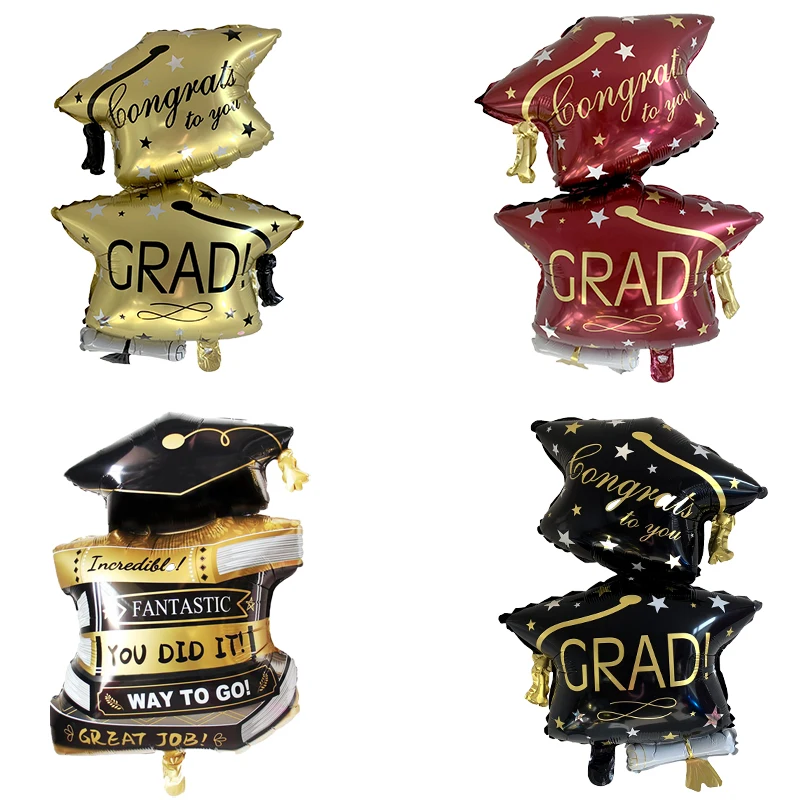 Giant-Graduation-Balloons-2023-Congrats-Grad-Foil-Balloon-Graduation ...