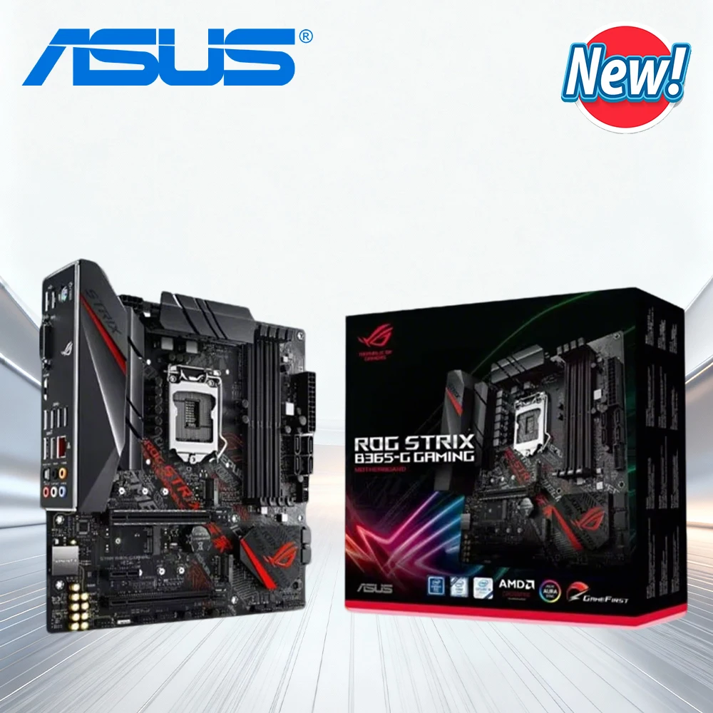 Placa-mãe Gaming Asus-ROG STRIX, B365-G, Intel LGA 1151, B365 mATX ...