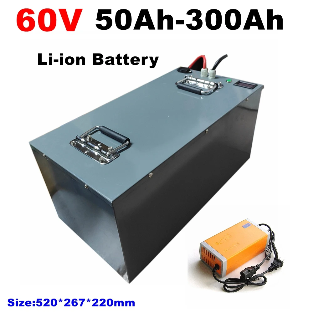60V 100ah 리튬 이온 배터리 50ah 80ah 150ah 180ah 200ah 250ah 300ah 16S 18kw 자전거 스쿠터 오토바이| | - AliExpress