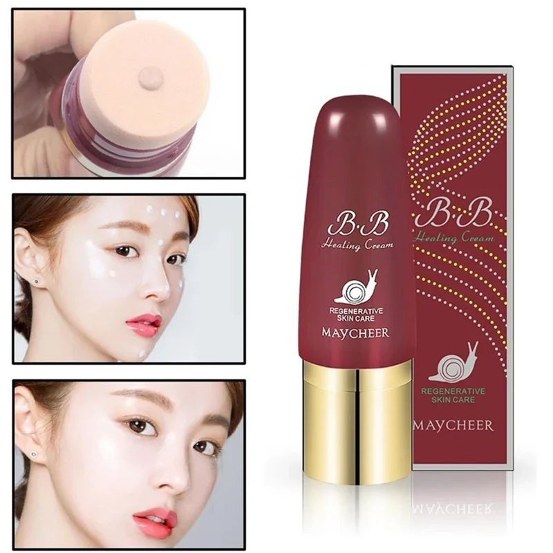 BB-Cream-Face-Liquid-Foundation-Snail-Serum-Repair-Moisturizing ...