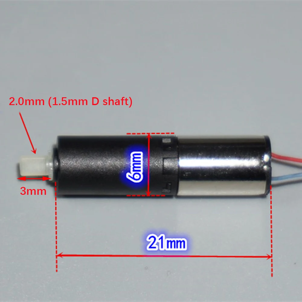Tiny 6mm Gear Motor Precision Mini Micro Coreless Gearmotor Planetary ...