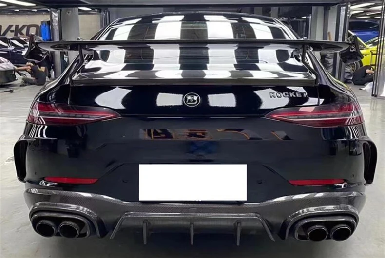 Alerón de fibra de carbono Real de alta calidad para Mercedes Benz AMG ...