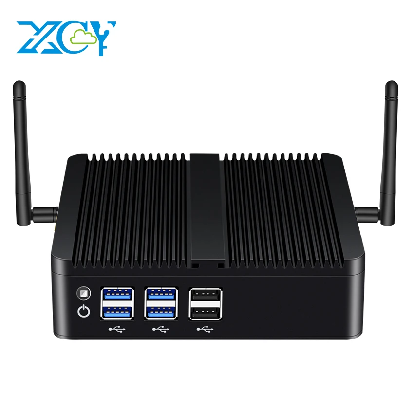 XCY Fanless Mini PC Intel Core i7 4500U 8GB RAM 128GB/256GB SSD 300Mbps ...