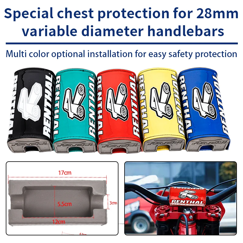 New handlebar protective cotton Handlebar Squre Chest Protector Pads ...