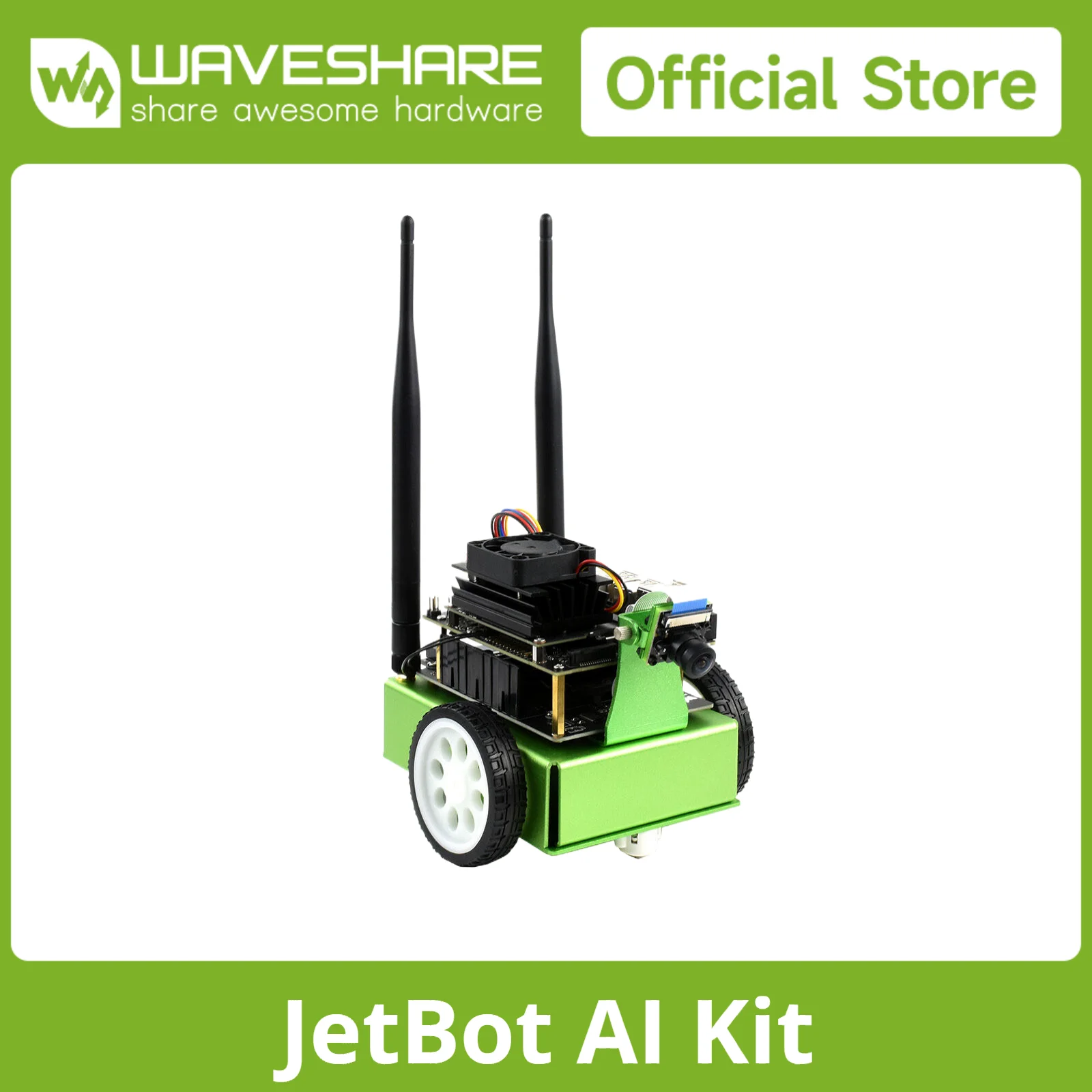 Waveshare JetBot AI Kit NVIDIA OFFICIAL RECOMMENDATION AI Robot Based ...
