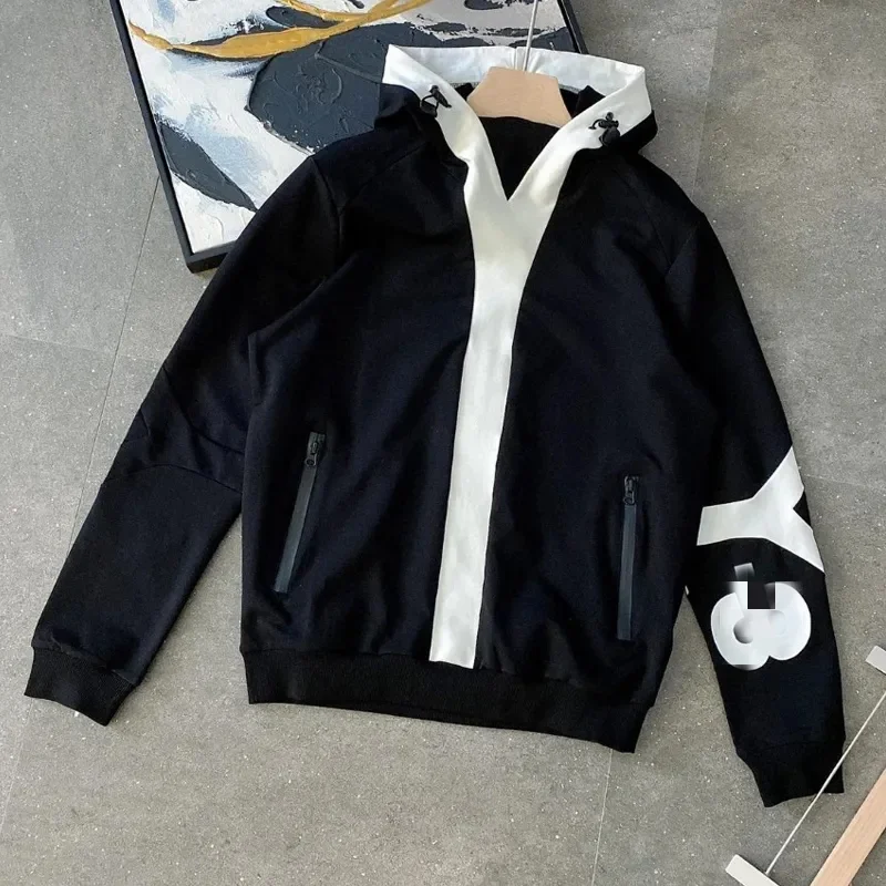 LKSK 남녀공용 캐주얼 후드 스웨터, 레터 프린팅 스플라이싱, 봄 가을, 새로운 스타일| | - AliExpress