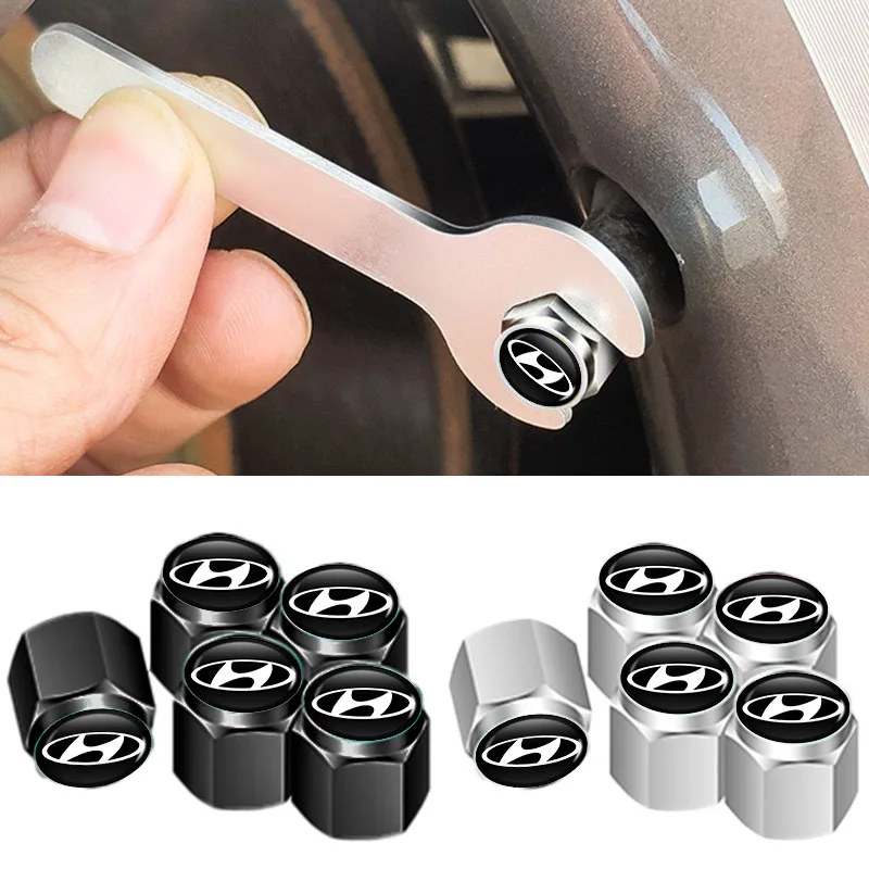 Carro-roda-pneu-v-lvula-tampas-com-decora-o-chave-Hyundai-I30-I20-IX35 ...