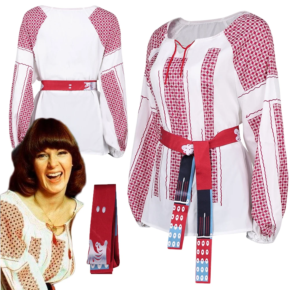 Fantasia Agnetha Cosplay Retro Hippie Clothing 70s Band ABBA Disfraz ...