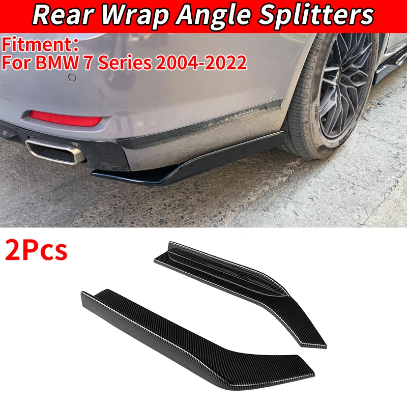 For BMW 7 Series 730 740 750Li 2004 2022 Car Rear Bumper Lip Diffuser ...