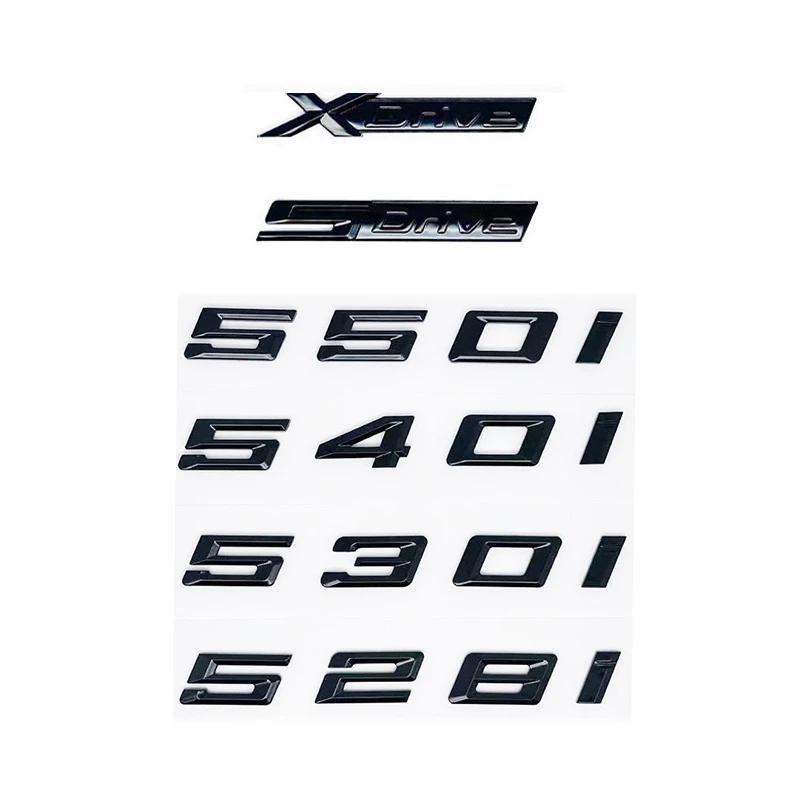 Old Glossy Black Letter 520i 523i 525i 528i 530i 535i 540i Emblem For ...