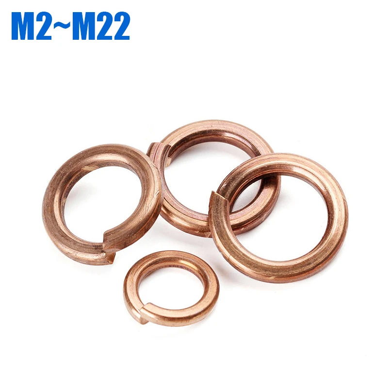 GB93-Brass-Split-Spring-Washer-Bronze-Copper-Shells-Pad-Spring-Lock ...