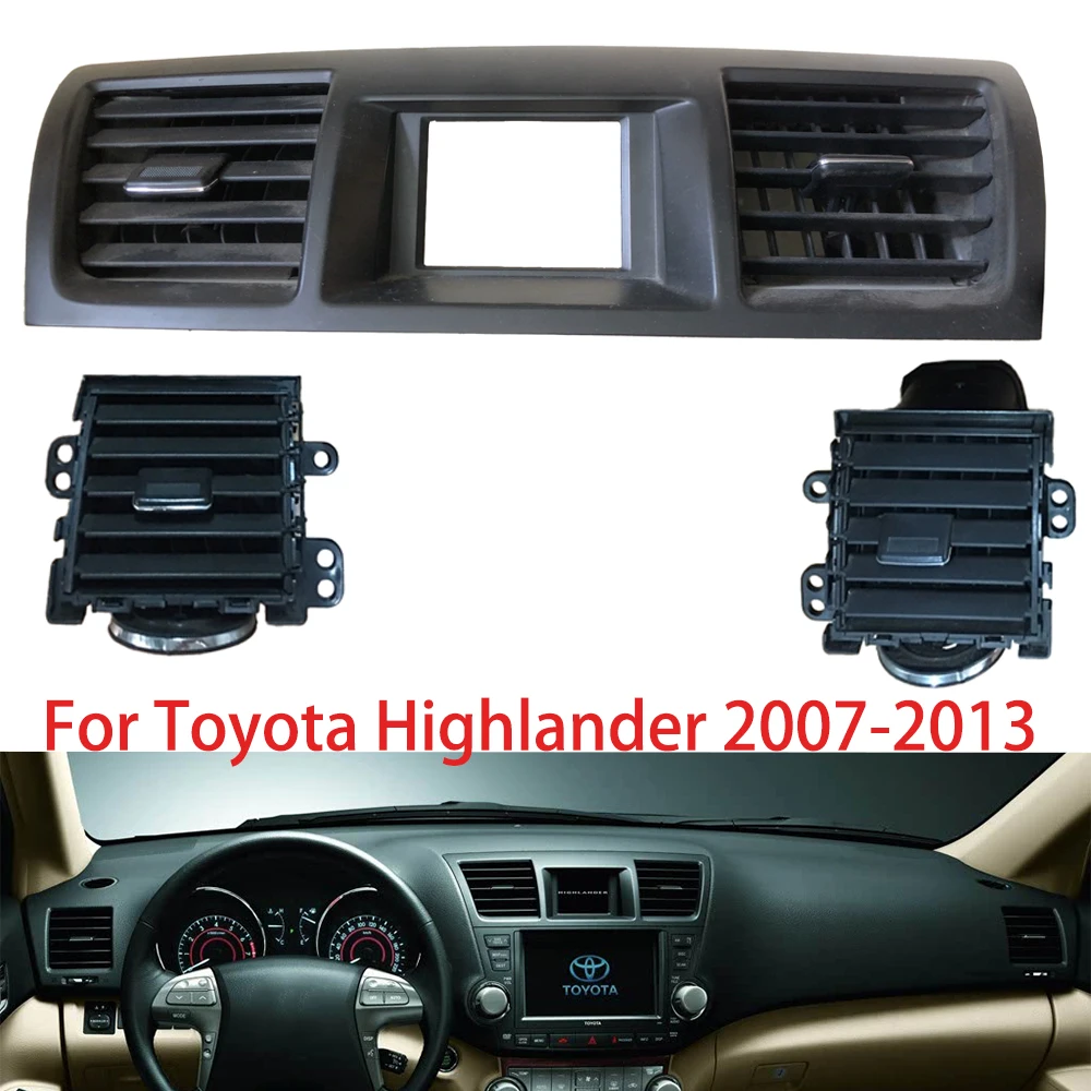 yaocaiss-2 1PCS/3PCS Air Conditioner Outlet For Toyota Highlander 2007 ...