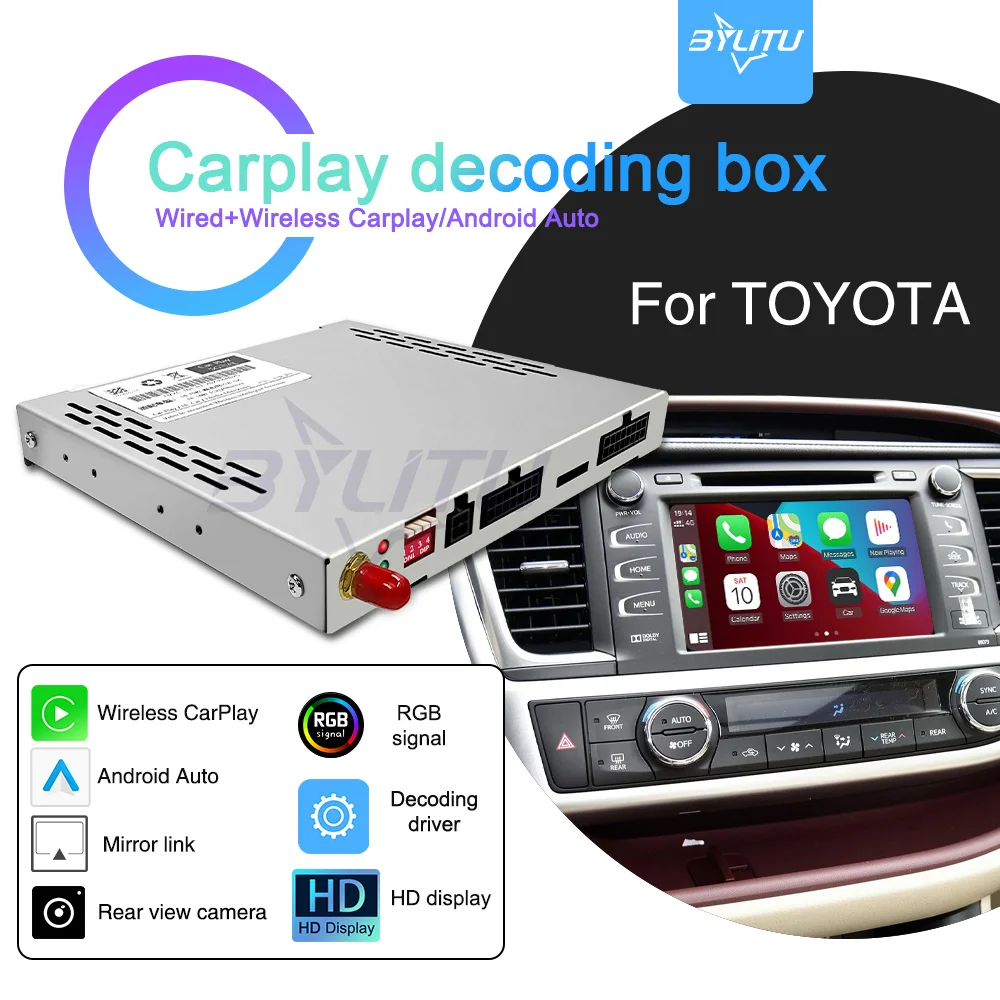 Wireless-Carplay-Decoder-For-Modifying-Toyota-Original-Multimedia ...