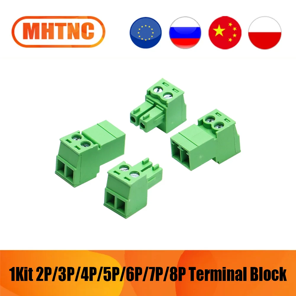 Conector-terminal-Pluggable-masculino-e-f-mea-de-encaixe-2P-3P-4P-5P-6P ...