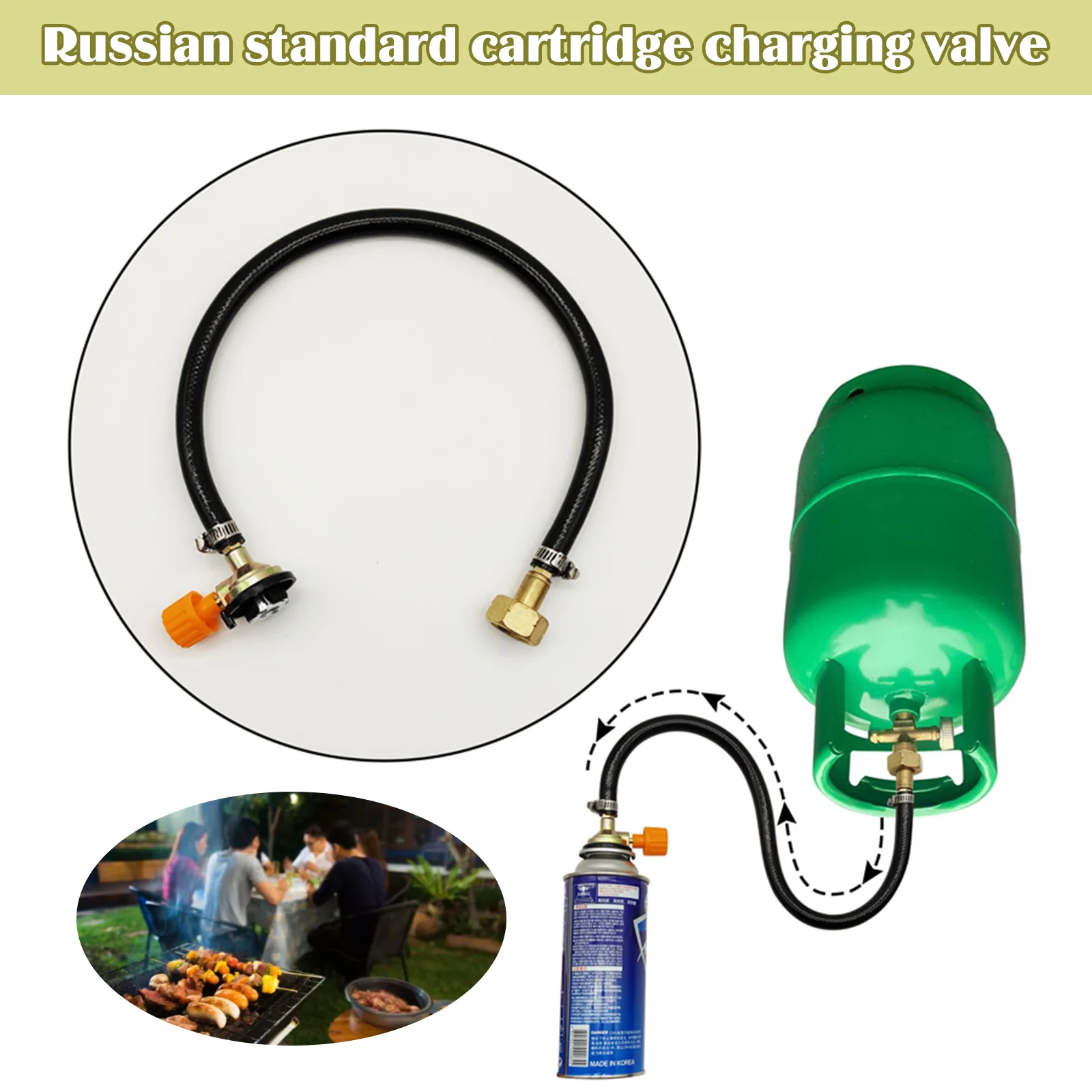 Russian Propane Refill Adapter Gas Tank Filling Connector One-piece ...