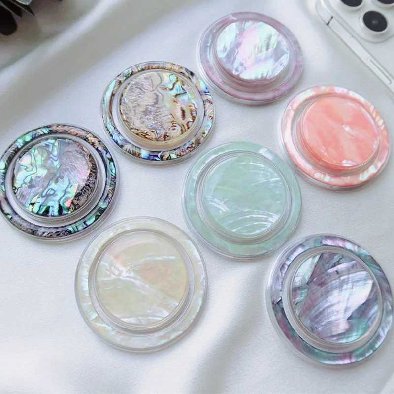 For-Magsafe-Magnetic-Socket-Shell-Pattern-Phone-Grip-Holder-Sticker-For ...