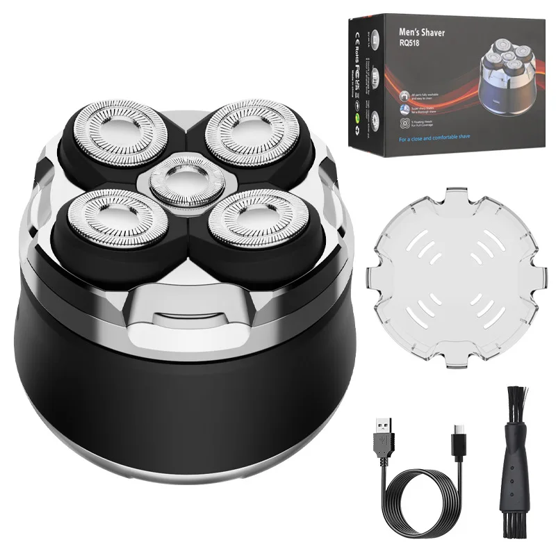 Rechargeable-5-Blades-Hair-Cutting-Machine-Man-s-Shaver-LED-Display ...