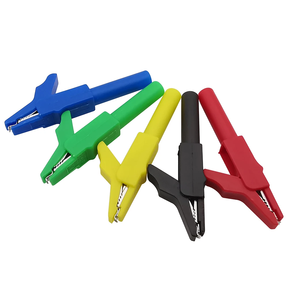 5Pcs-Full-Protective-Alligator-Clip-Crocodile-Clamp-For-Multimeter-4mm ...